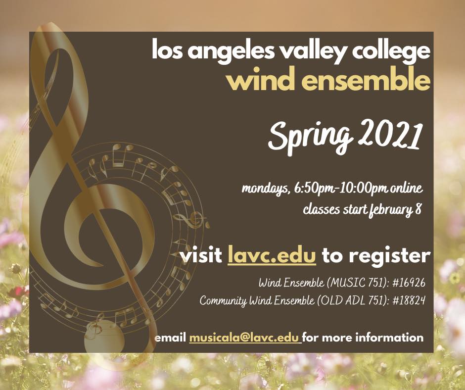 News – L.A. Valley College Wind Ensemble